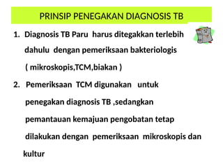 materi terkait pengobatan pasien Tuberculosis | PPTX