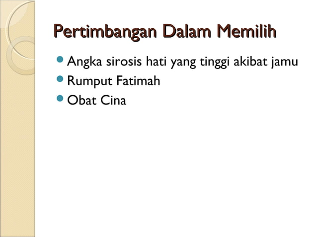 Pengobatan tradisional dan kedokteran moderen | PPT