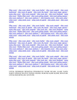 Pengobatan wasir stadium 4 | PDF