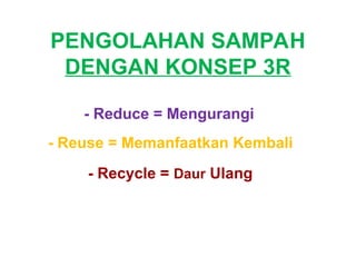 PENGOLAHAN-SAMPAH- rumah tangga (kompos dan 3r)3R.ppt