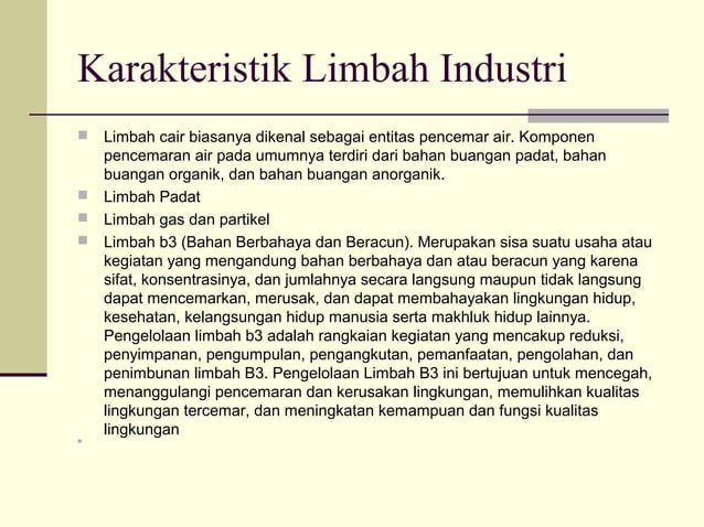 Pengolahan air kimia lingkungan | PPT