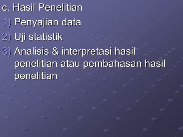 PENGOLAHAN_ANALISIS_DATA.ppt | Free Download