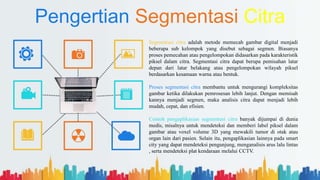 pengolahan citra mengenai segmentasi citra.pptx
