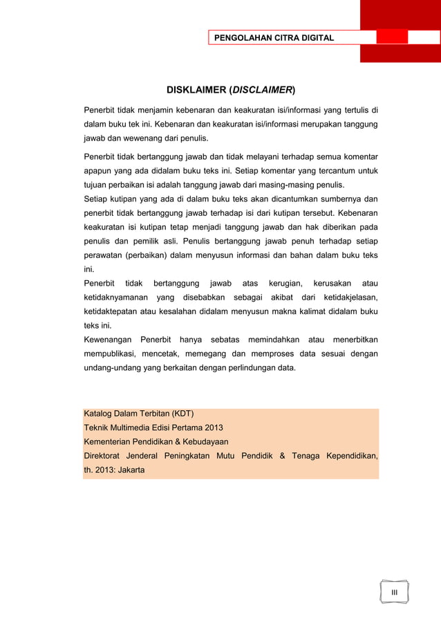 Pengolahan Citra Digital | PDF