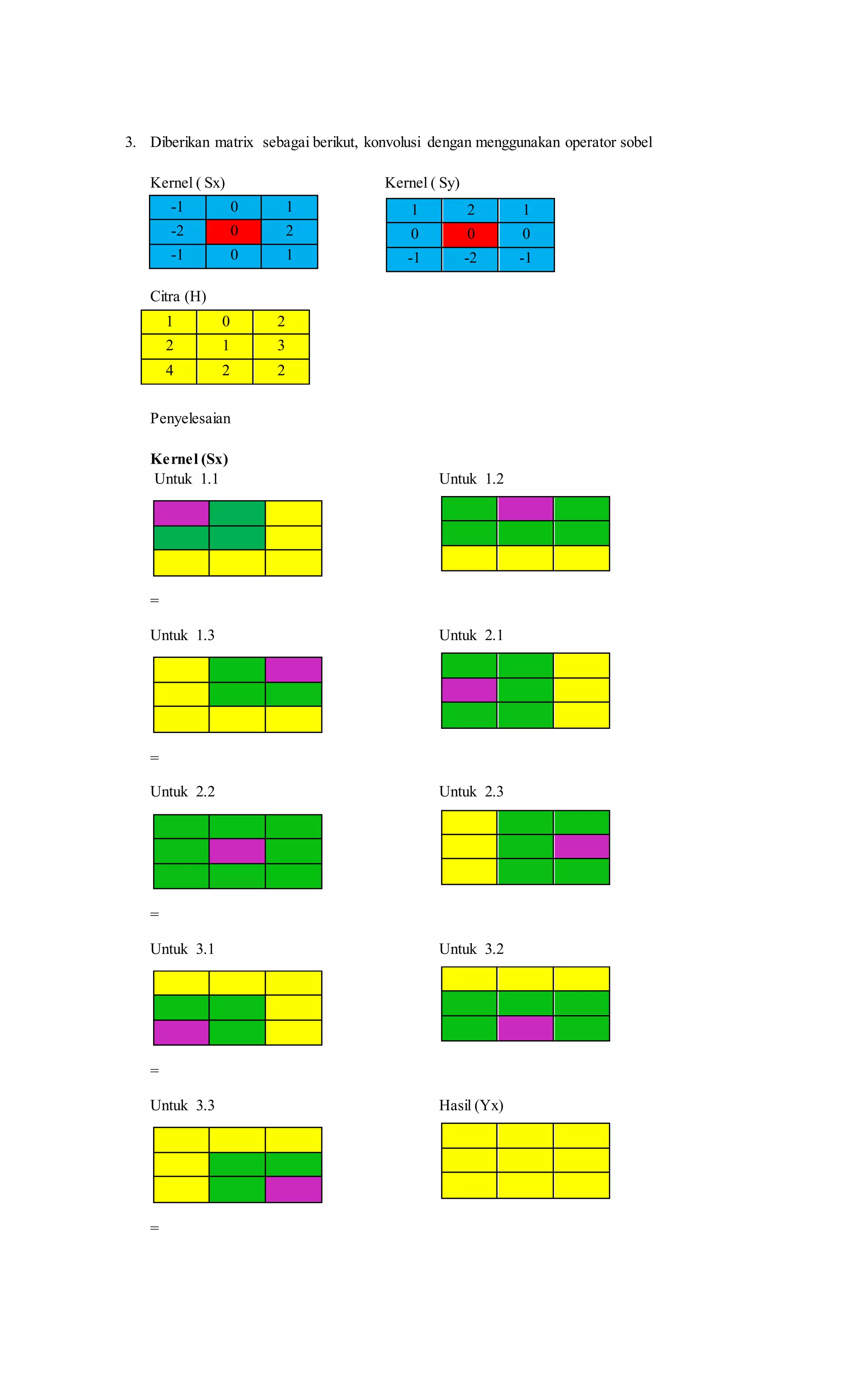 Pengolahan citra digital | DOCX