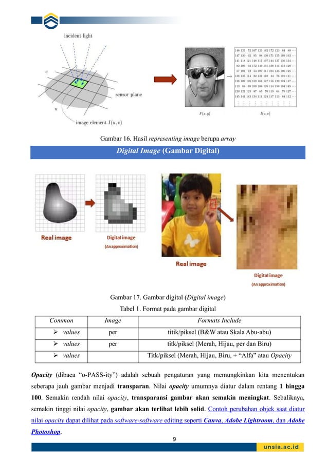 Pengolahan citra digital adalah teknologi visual yang digunakan untuk ...