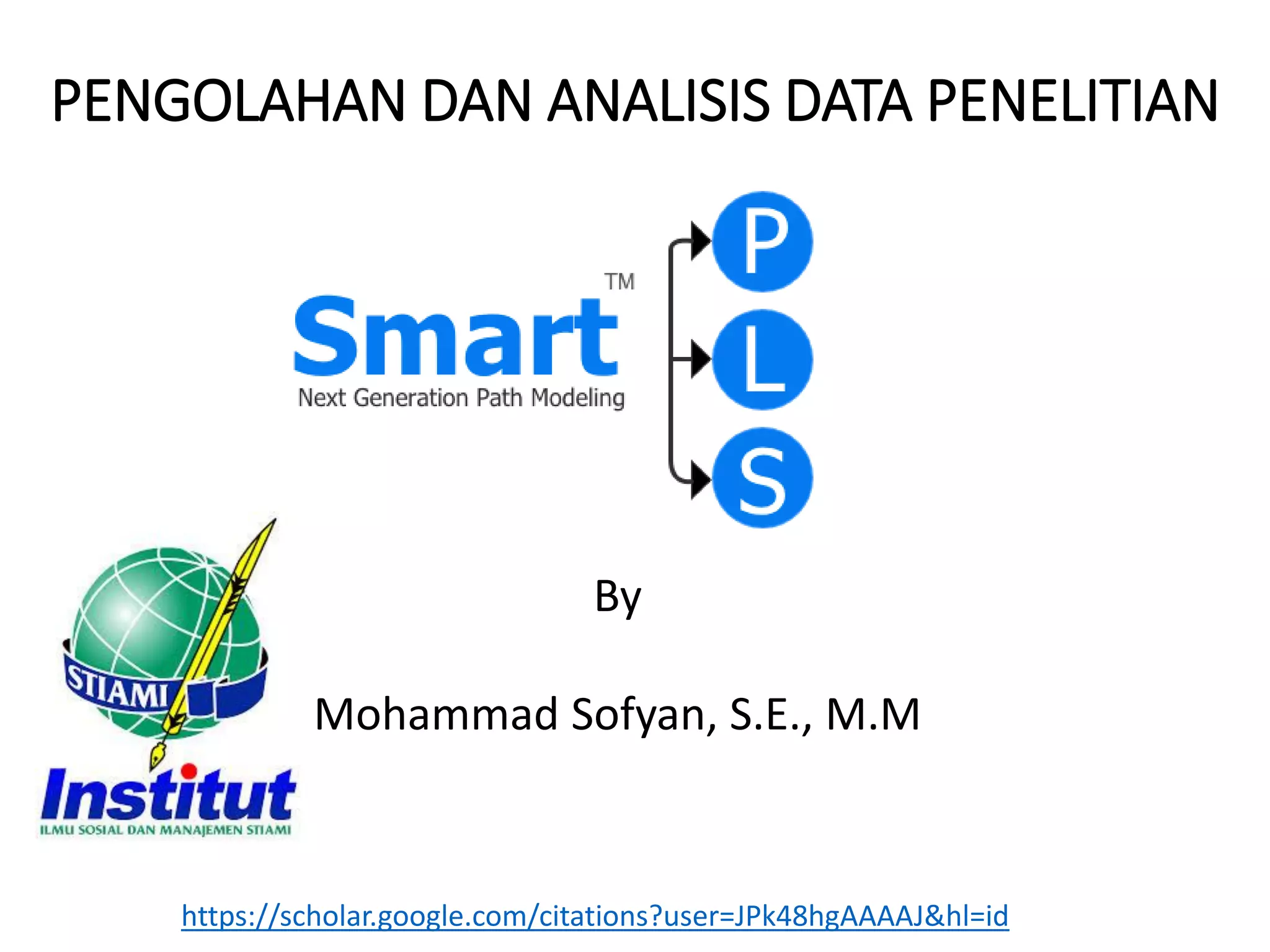 Pengolahan dan analisis data penelitian dengan smart pls 3 | PDF