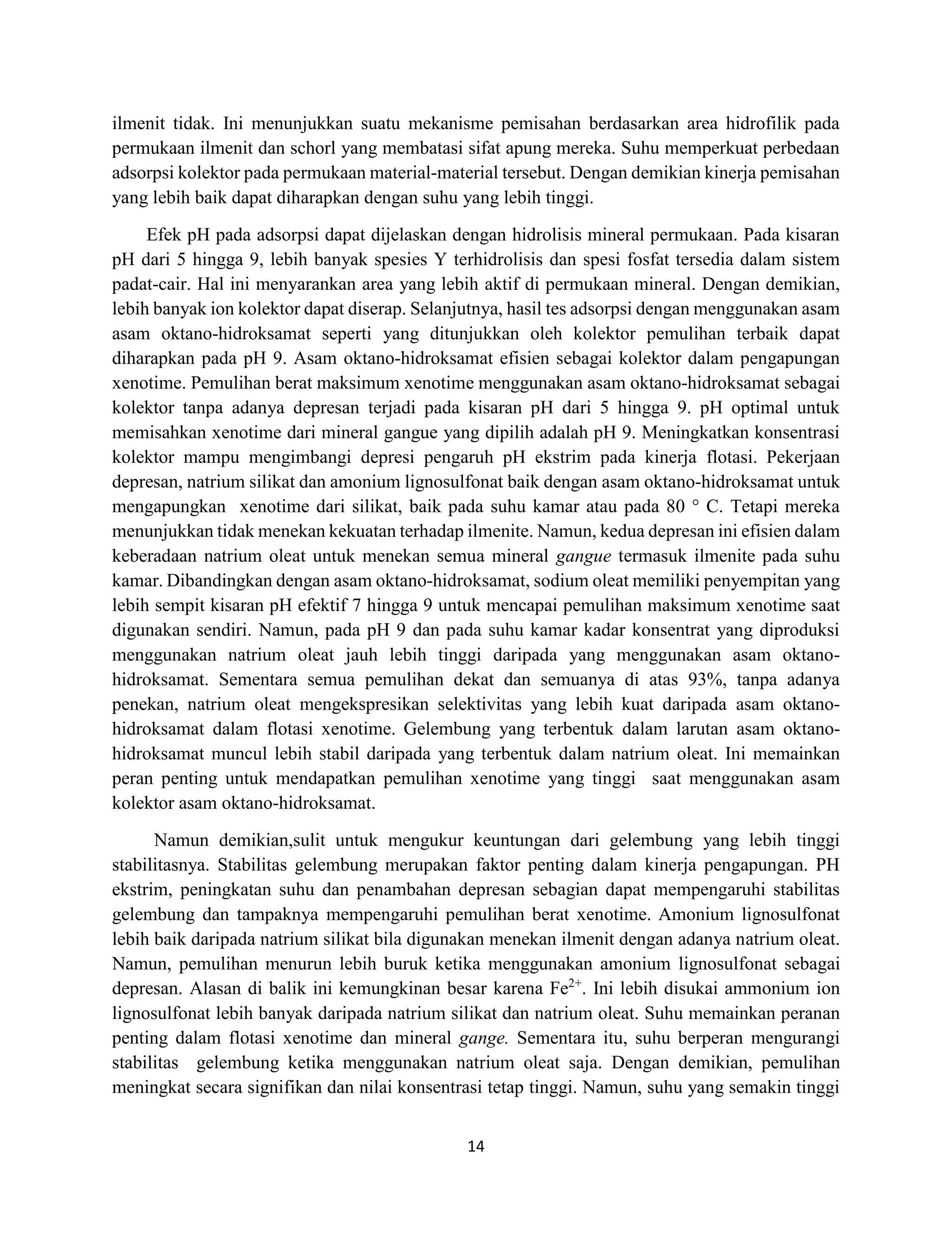 Pengolahan dan ekstraksi mineral xenotime | PDF
