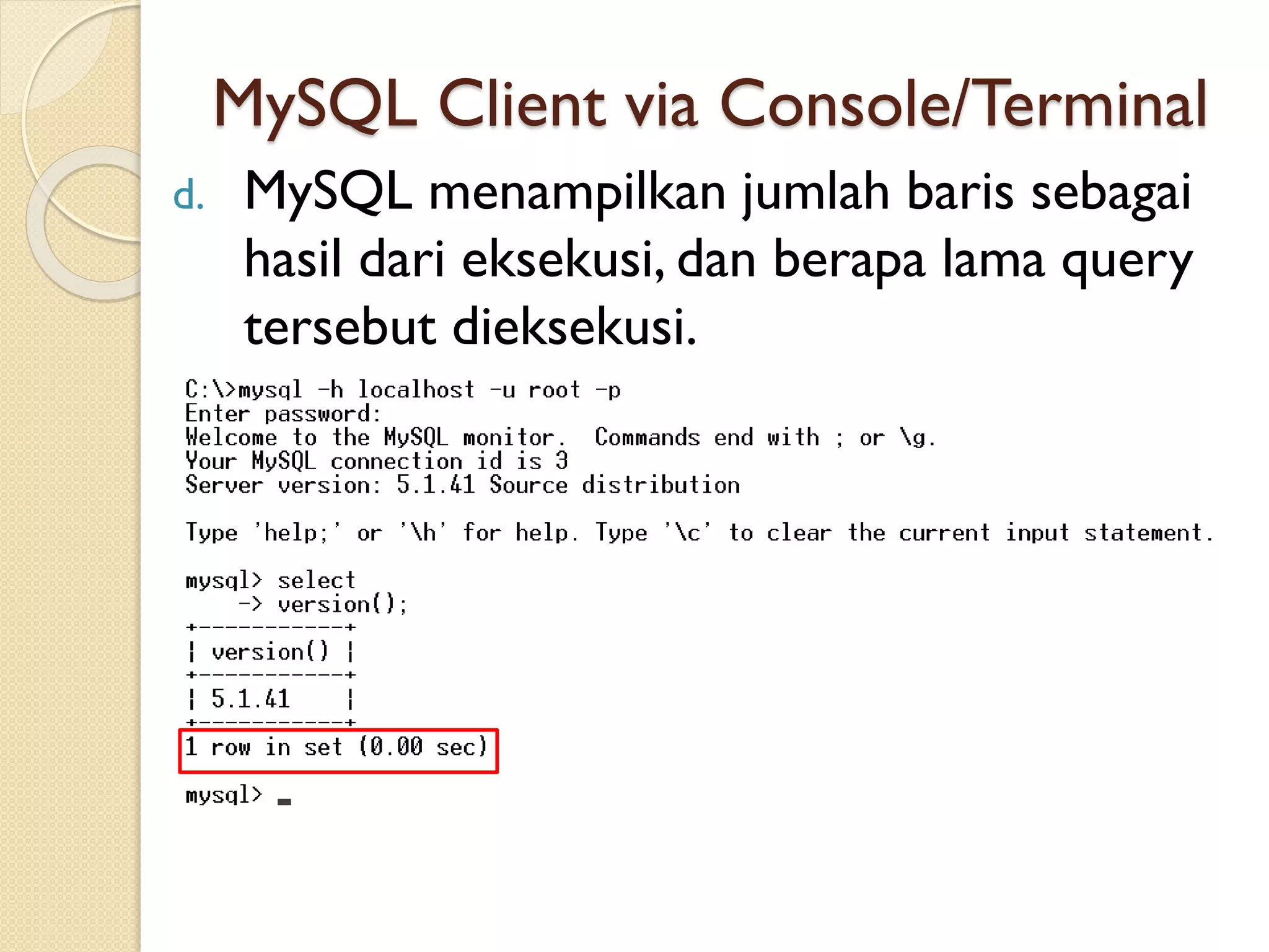 Pengolahan Database Dengan MySQL | PDF