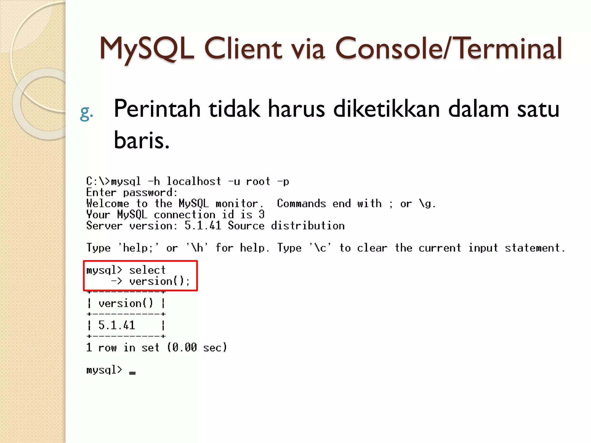 Pengolahan Database Dengan MySQL | PDF