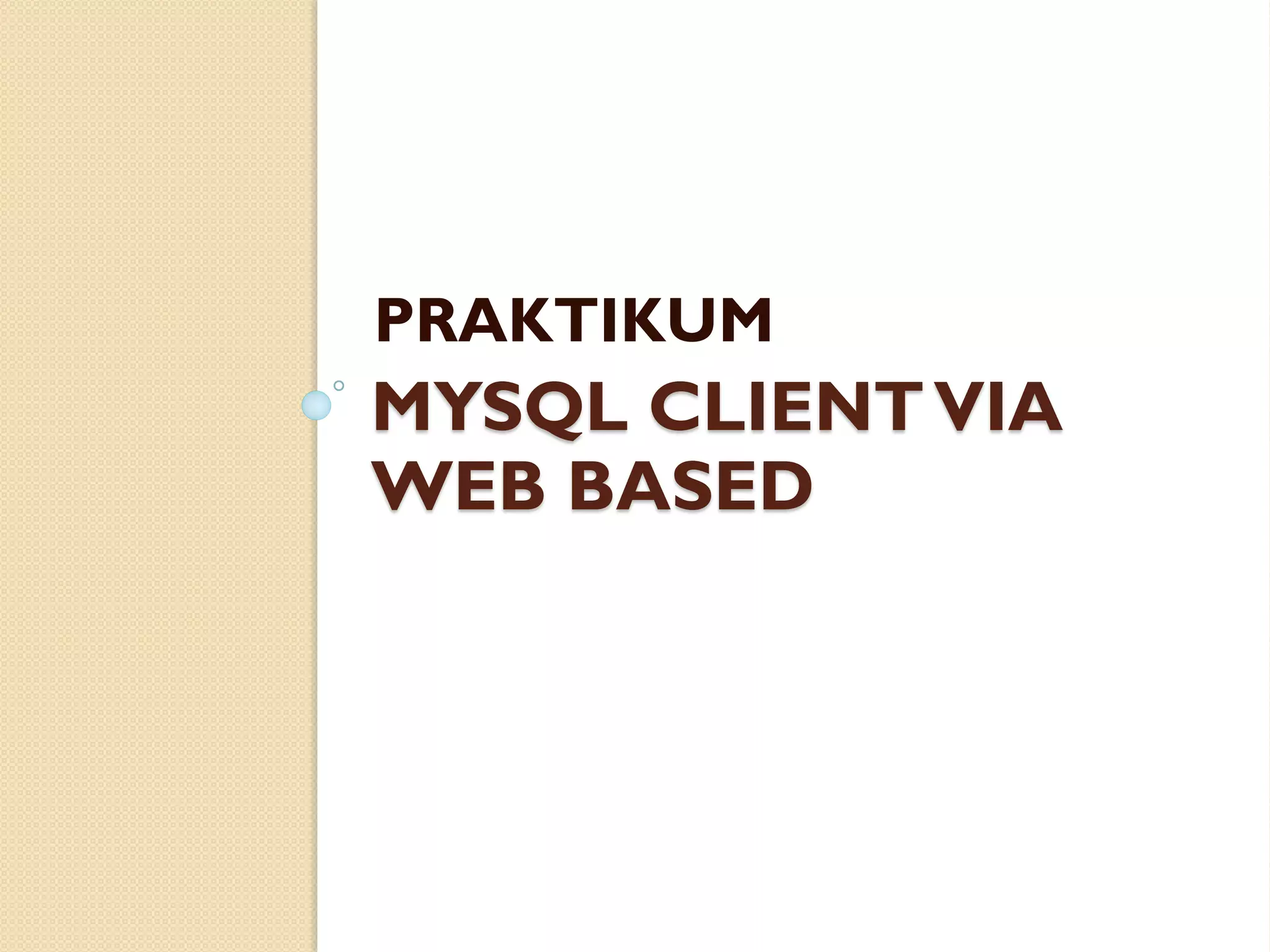 Pengolahan Database Dengan MySQL | PDF