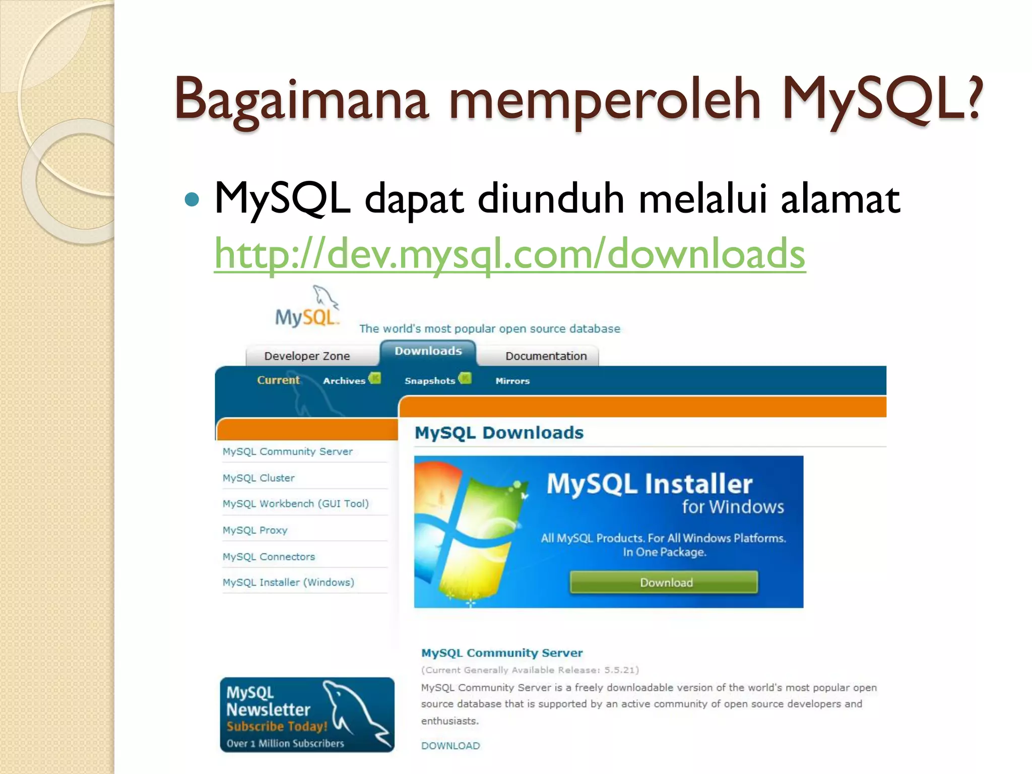 Pengolahan Database Dengan MySQL | PDF