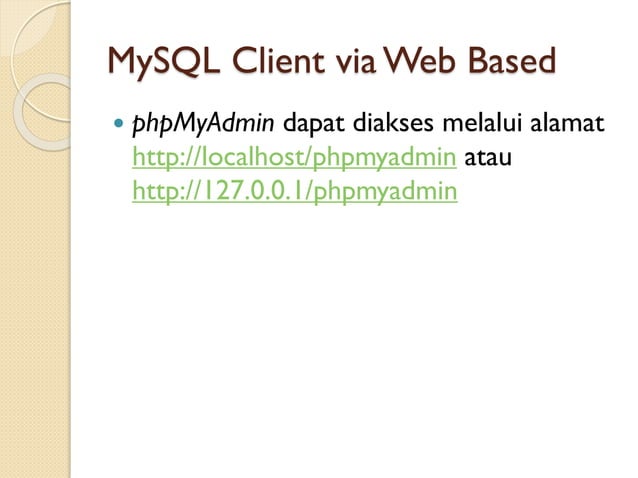 Pengolahan Database Dengan MySQL | PDF