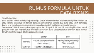 PENGOLAHAN DATA BISNIS DENGAN EXCEL.pptx