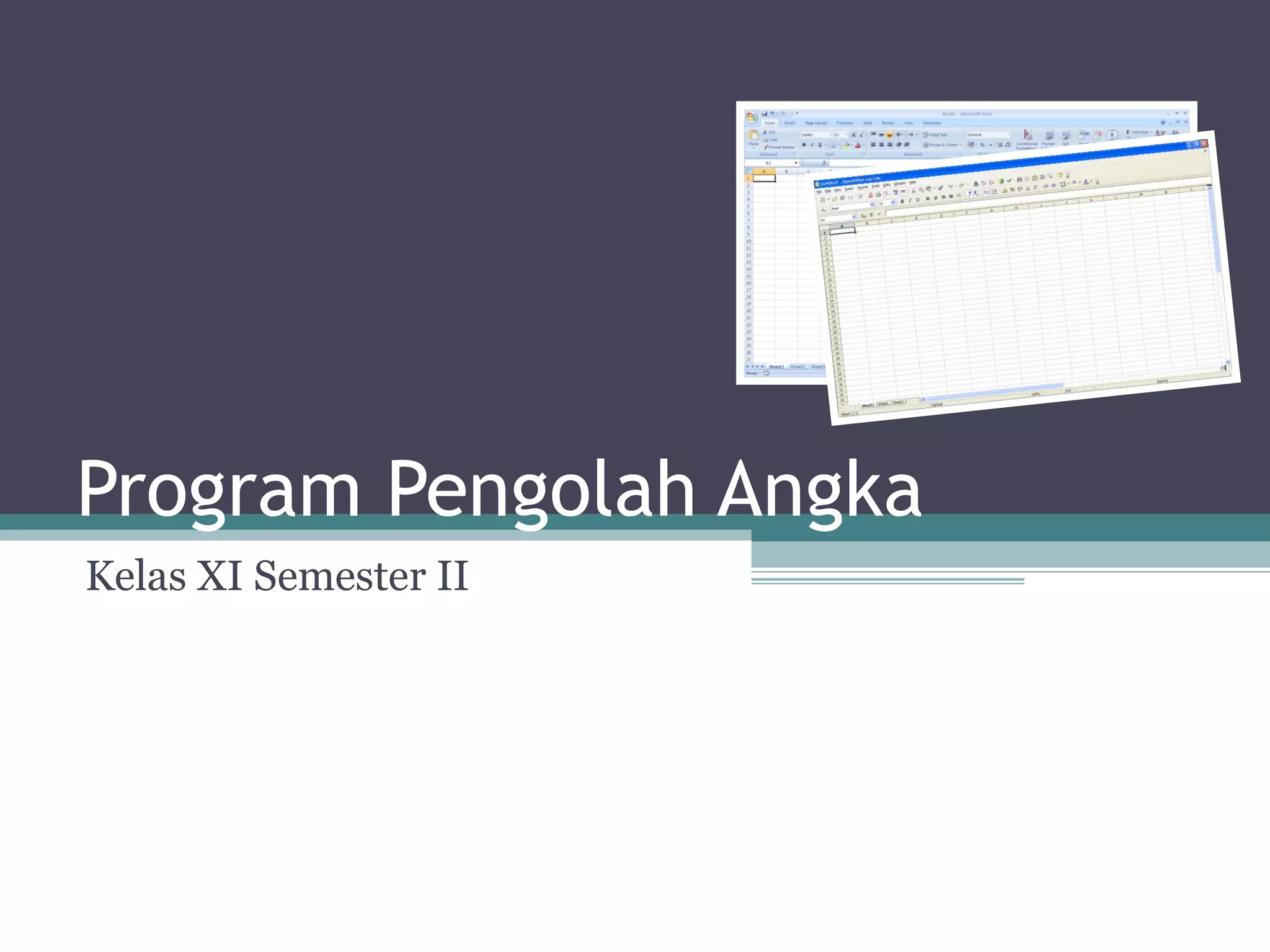 Pengolah angka | PPT