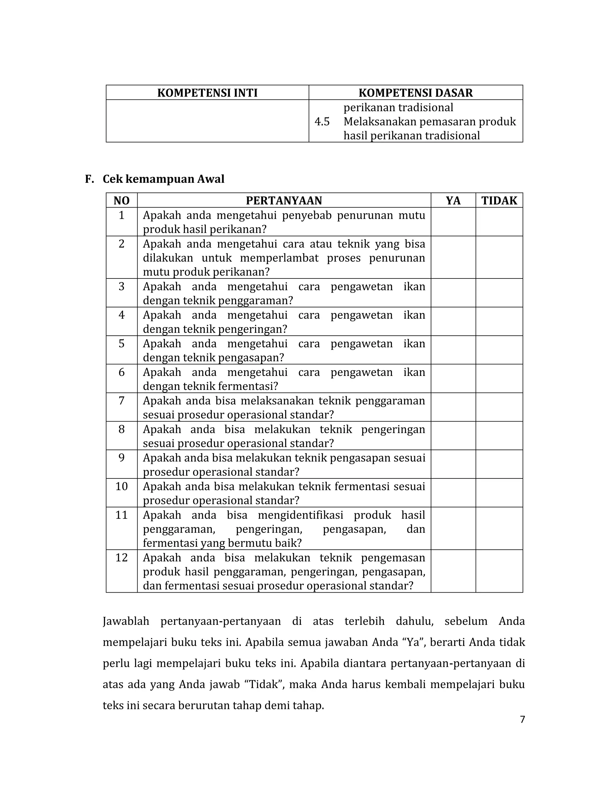 Pengolahan Hasil Perikanan Tradisional | PDF