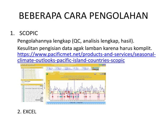 Pengolahan SPI (Standardized Precipitation Index ) | PPTX