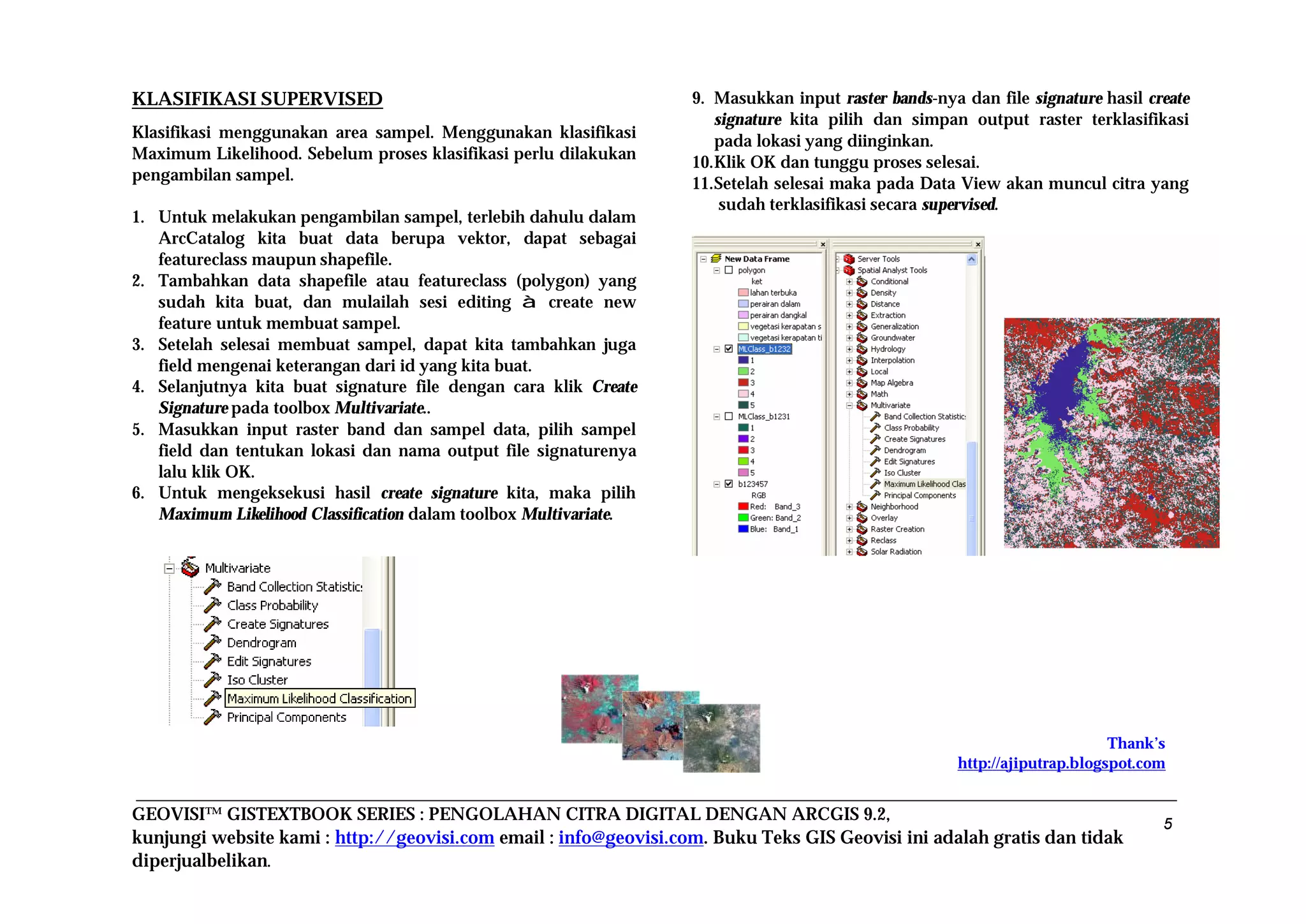 Pengolahan landsat arcgis | PDF