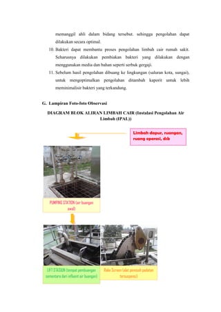 Pengolahan limbah rumah sakit | PDF