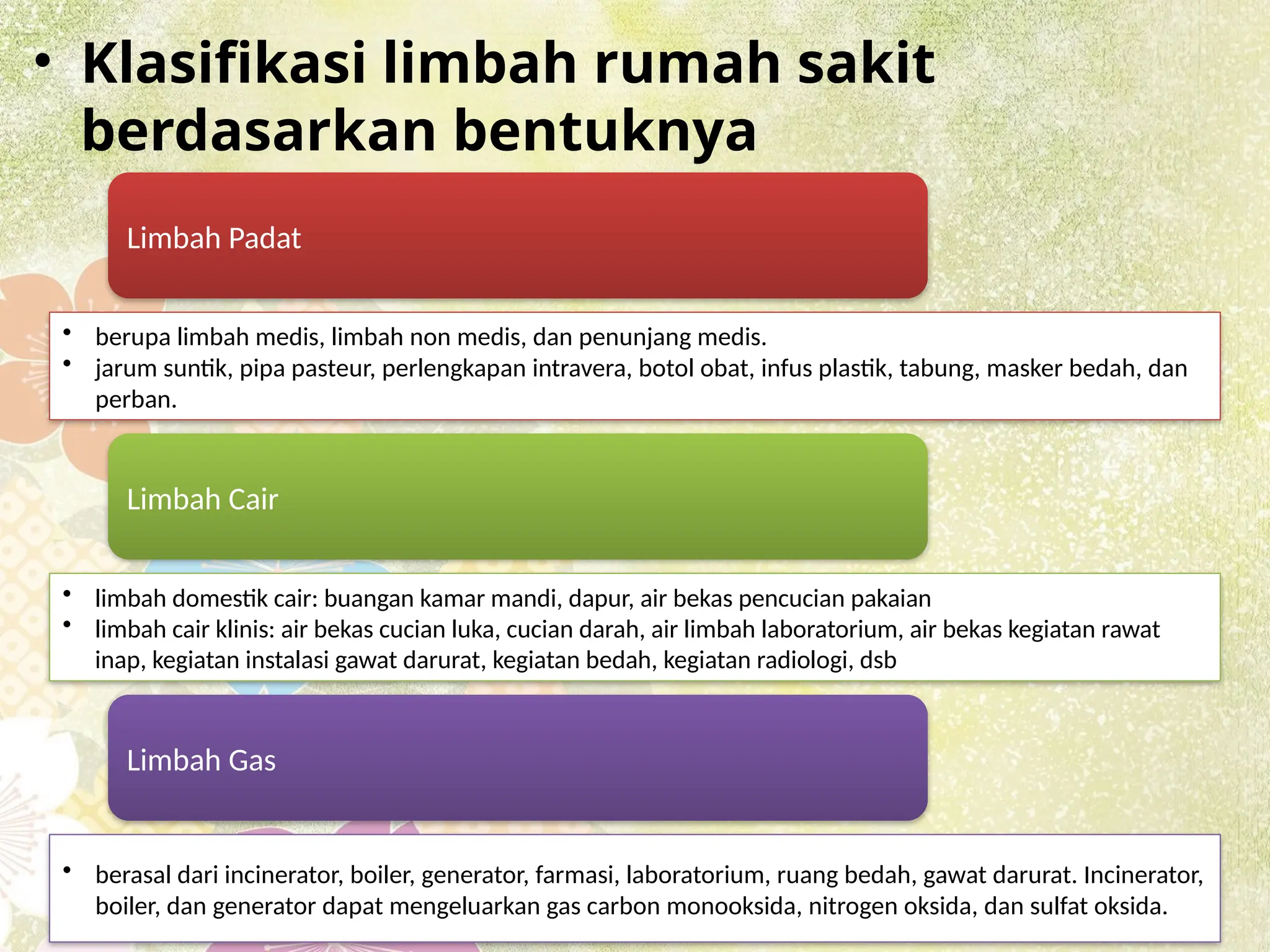pengolahan limbah rumah sakit terbaruku. | PPTX