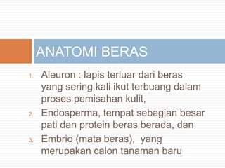 Pengolahan makanan nusantara nasi | PPTX