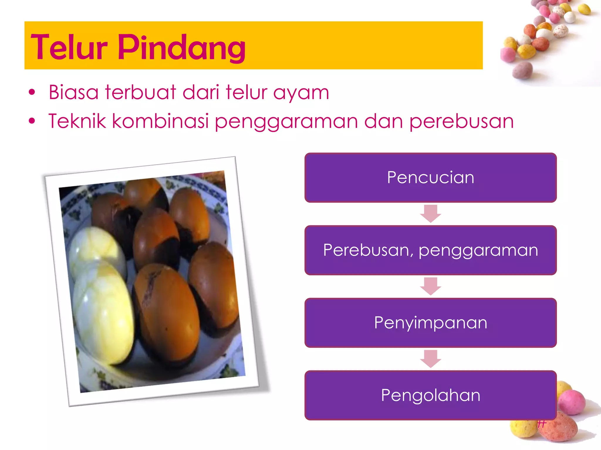 Pengolahan pangan telur | PDF