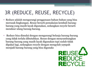 PENGOLAHAN SAMPAH.pptx merupakan salah satu tugas | PPT