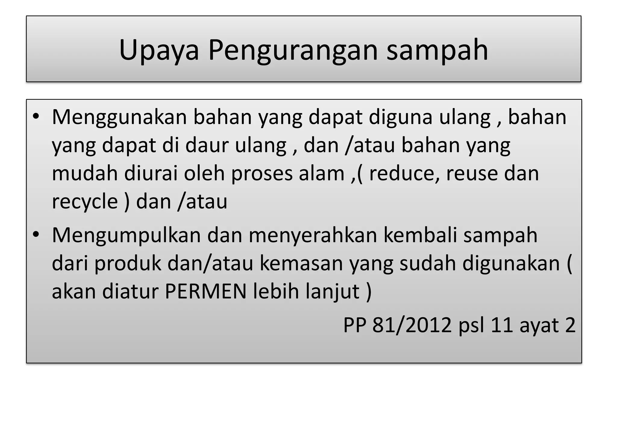 Pengolahan Sampah Dengan 3R | PDF