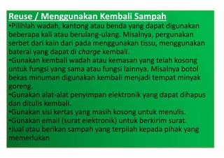Pengolahan Sampah Dengan 3R | PDF