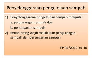 Pengolahan Sampah Dengan 3R | PDF