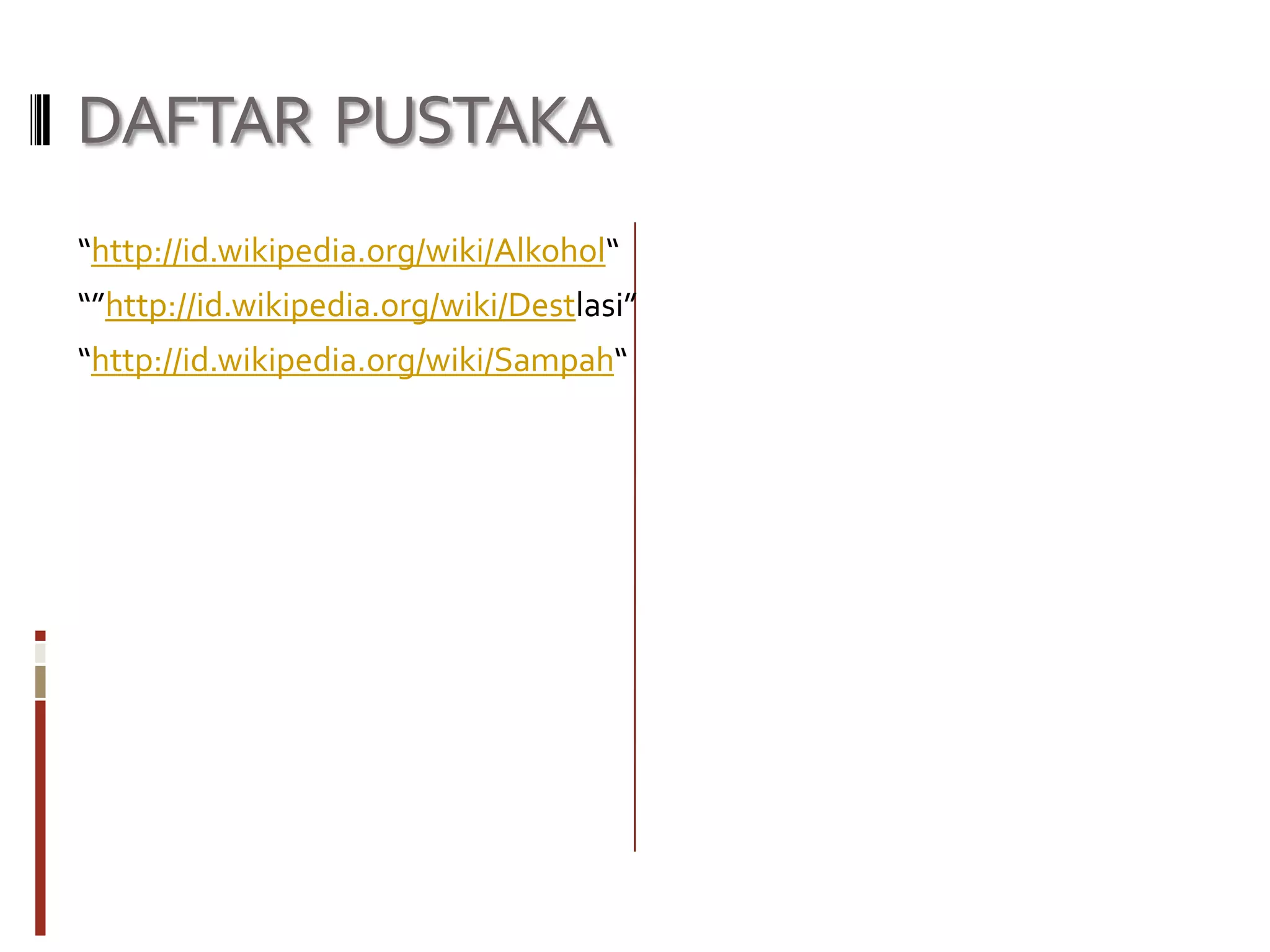 Pengolahan sampah dengan sistem destilasi (wkti) | PPT | Free download