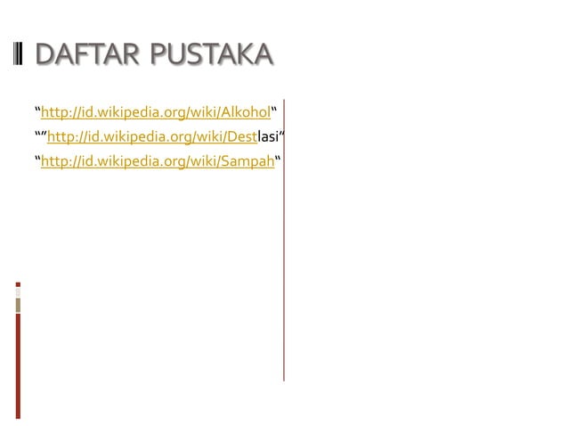 Pengolahan sampah dengan sistem destilasi (wkti) | PPT