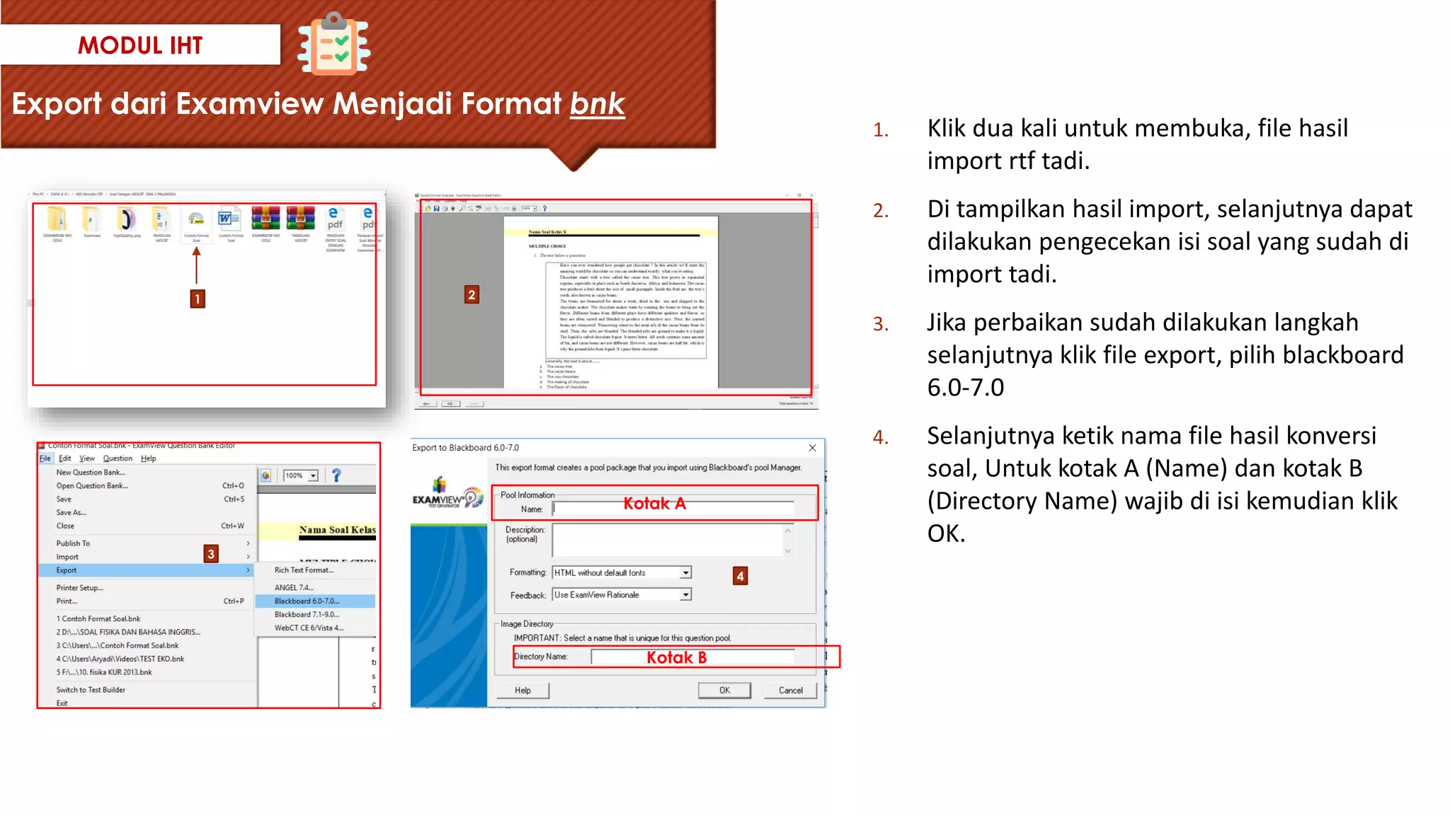 Pengolahan soal berbasis komputer online offline | PDF