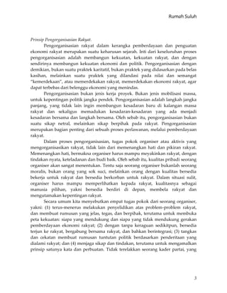 Pengorganisasian penguatan ekonomi rakyat | PDF