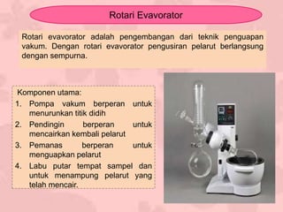 Penguapan pelarut dan pengeringan | PPTX