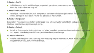 Penguasaan produksi program features televisi | PPTX
