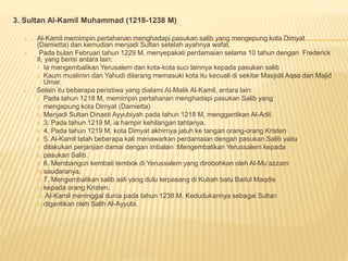 Penguasa dinasti ayyubiyah yang menonjol | PPTX