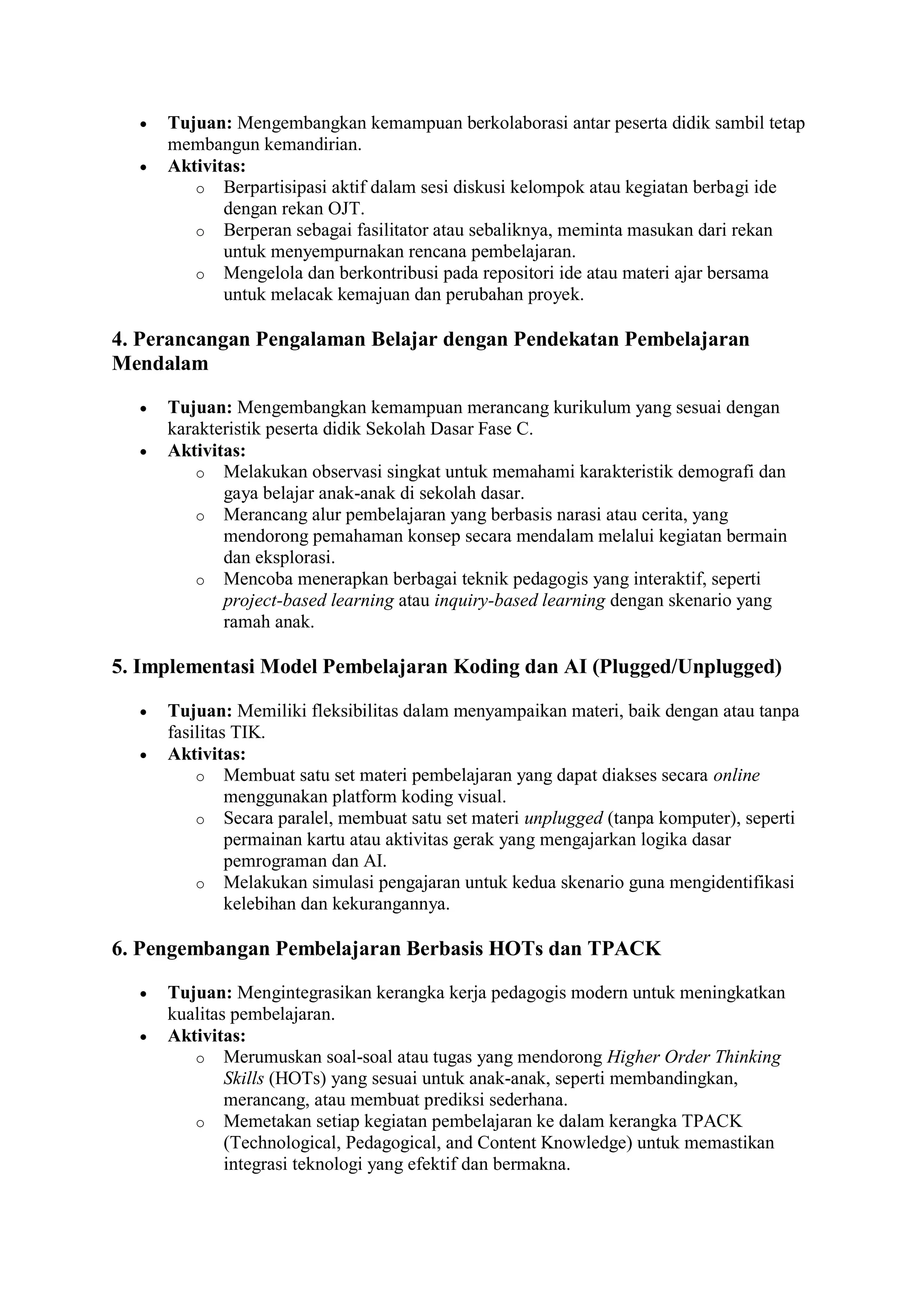 Modul penguatan pelatihan koding dan pemanfaatan ka | PDF