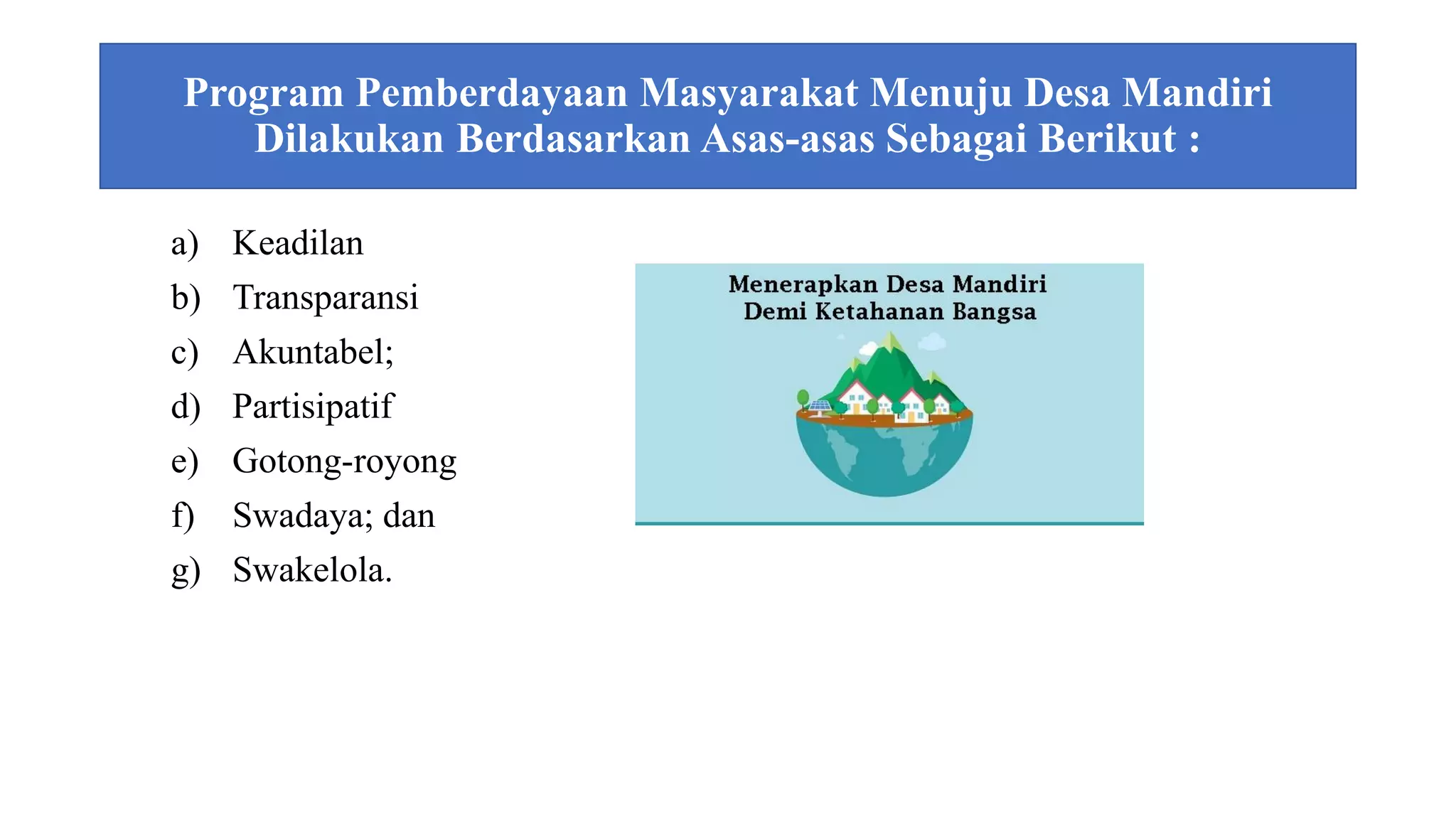 PENGUATAN LEMBAGA PEMBERDAYAAN MASYARAKAT DESA (LPMD) menuju desa ...