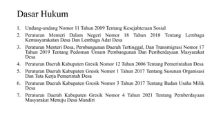 PENGUATAN LEMBAGA PEMBERDAYAAN MASYARAKAT DESA (LPMD) menuju desa ...
