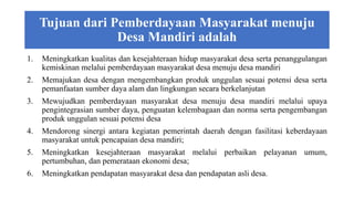 PENGUATAN LEMBAGA PEMBERDAYAAN MASYARAKAT DESA (LPMD) menuju desa ...