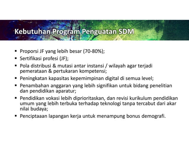 Penguatan SDM Aparatur untuk Akselerasi Pelayanan di Era Revolusi ...