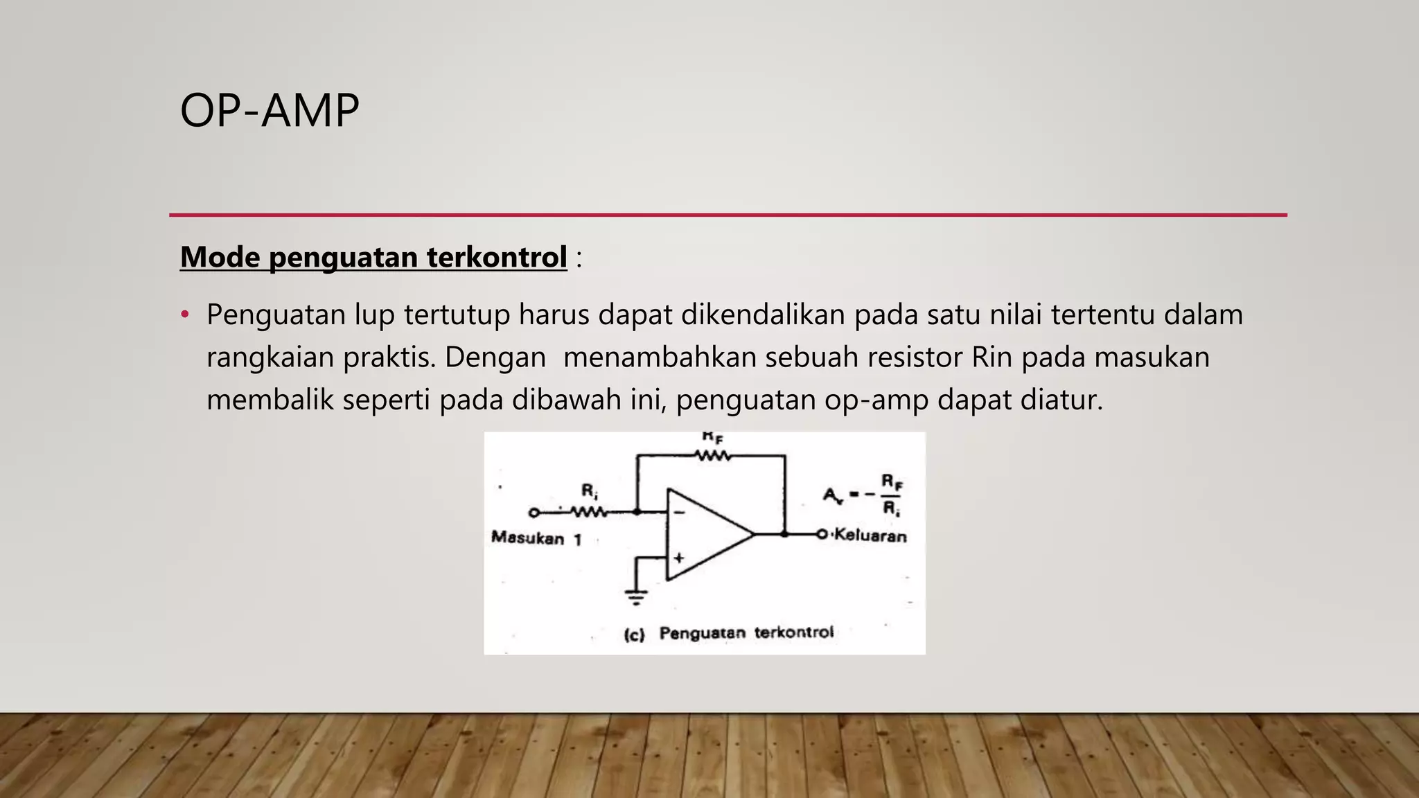 Penguat dan op amp | PPTX