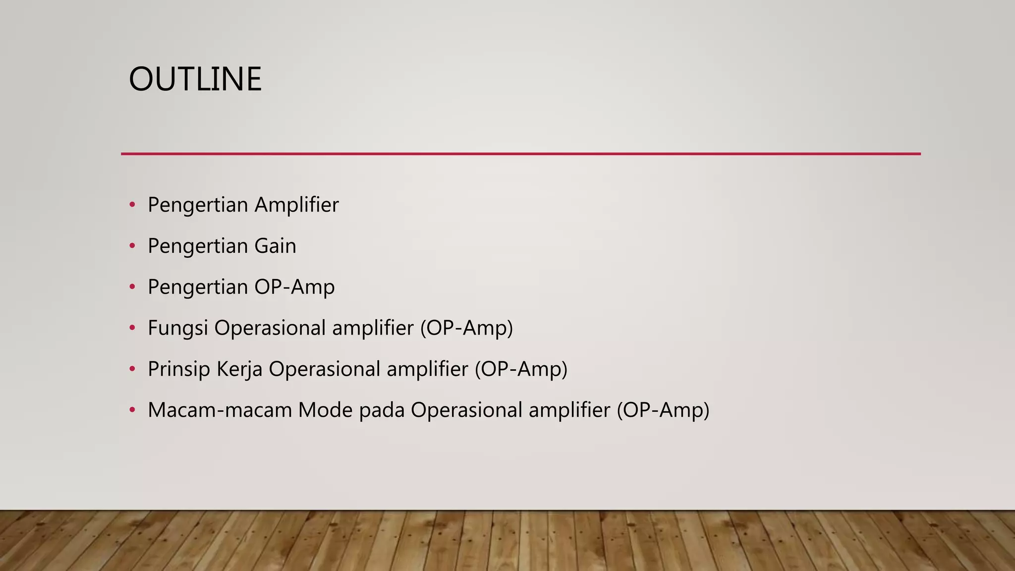 Penguat dan op amp | PPTX