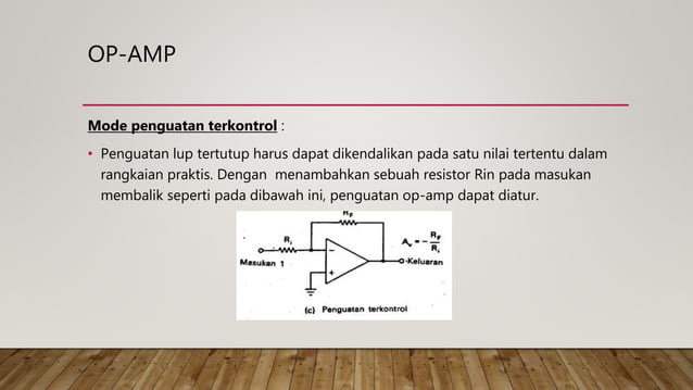 Penguat dan op amp | PPTX