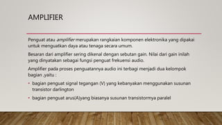Penguat dan op amp | PPTX