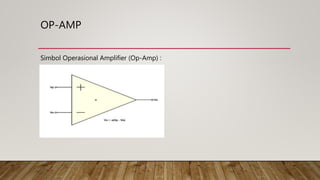 Penguat dan op amp | PPTX