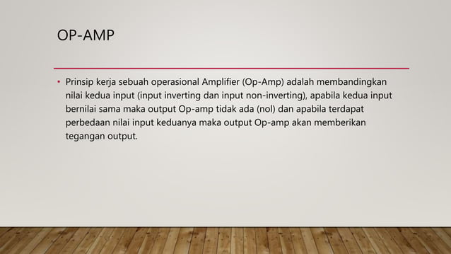 Penguat dan op amp | PPT