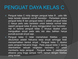 Penguat Daya Kelas C Pptx