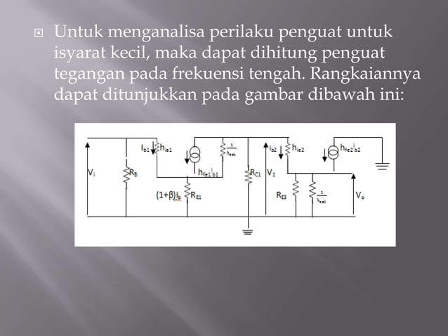 Penguat gandengan dc | PPTX